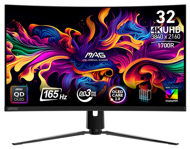 MSI MAG 321CUP QD-OLED 31,5" zakrivený (MAG321CUPQD-OLED) | MSI-SHOP.SK